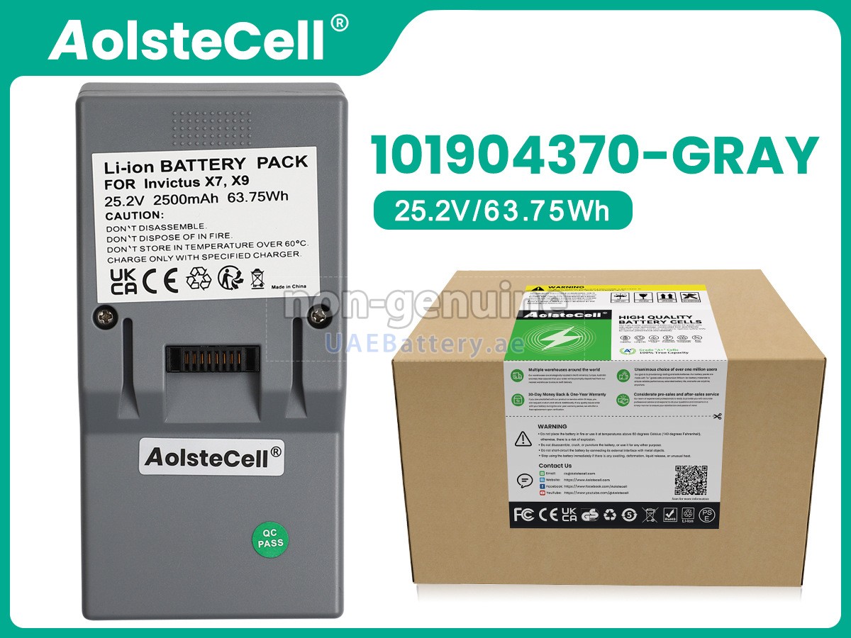 Genius INVICTUS X7-01 replacement vacuum cleaner battery | UAEBattery