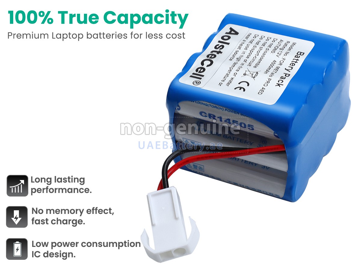 METals PRO AED replacement battery | UAEBattery